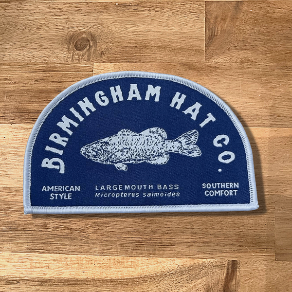 Largemouth Bass Woven Patch – Birmingham Hat Co.